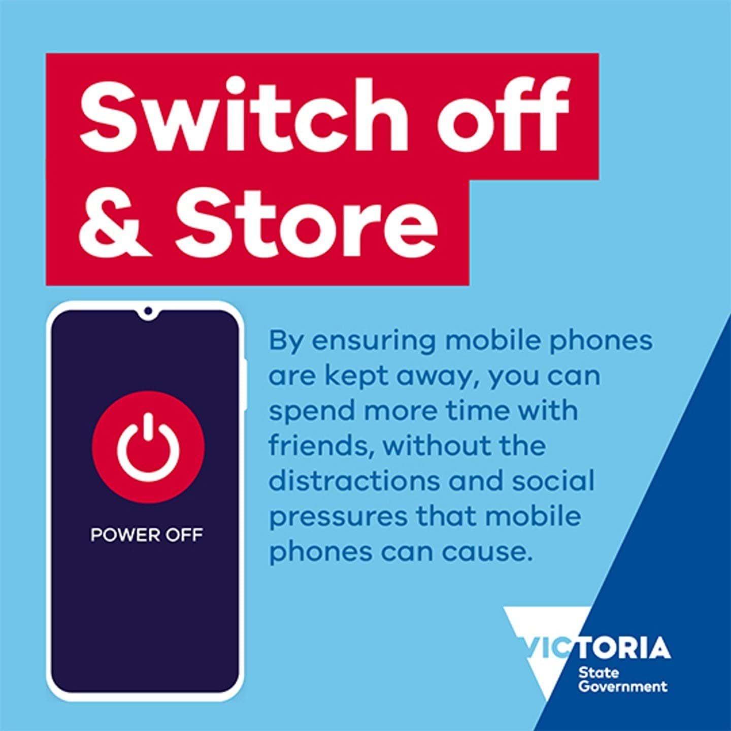 Mobile Phone Policy social media tiles | schools.vic.gov.au